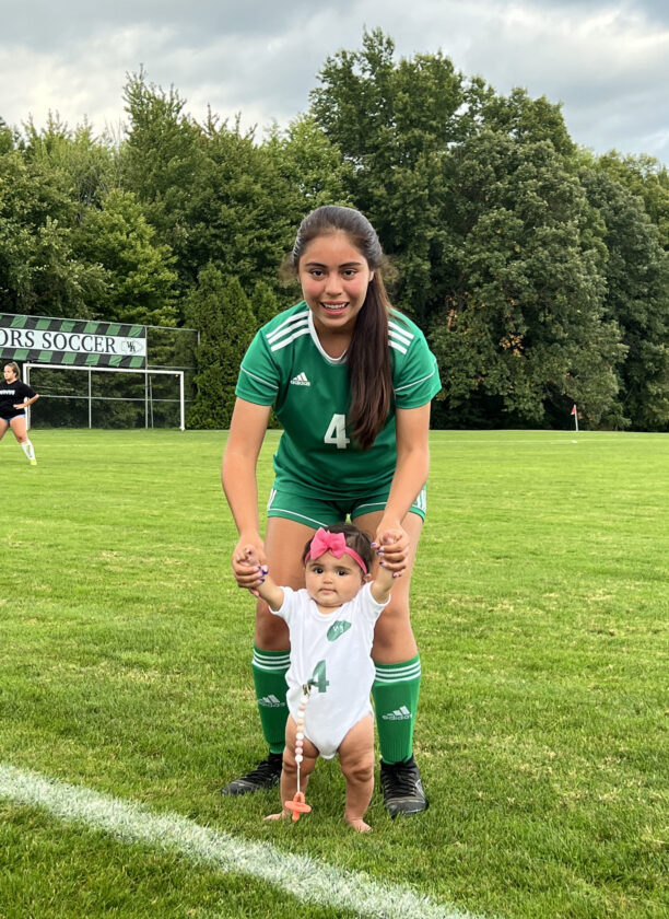 West Branch senior Maria Manley plays in first game since childbirth ...